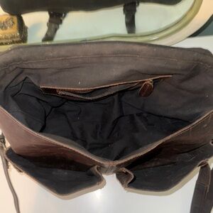 sharo | Bags | Brown Leather Messenger Bag | Poshmark